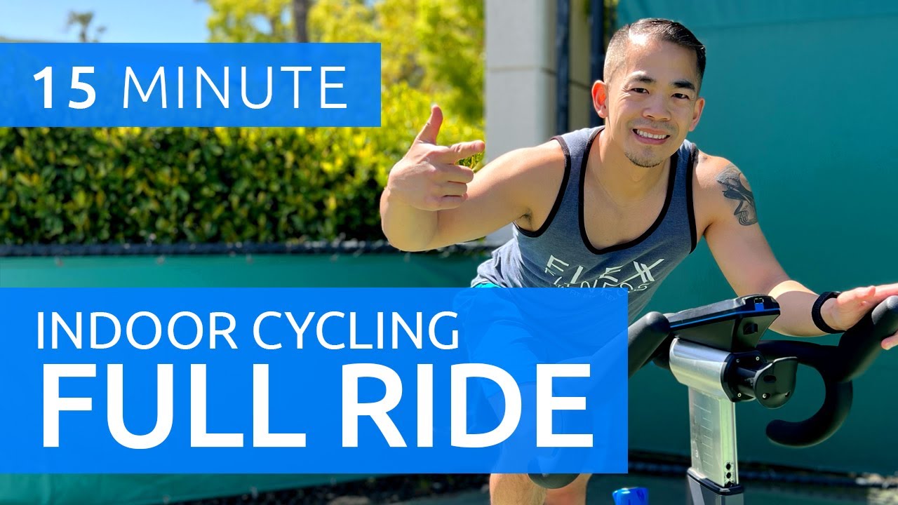 15 Min INDOOR CYCLING Workout | Spin Class - YouTube