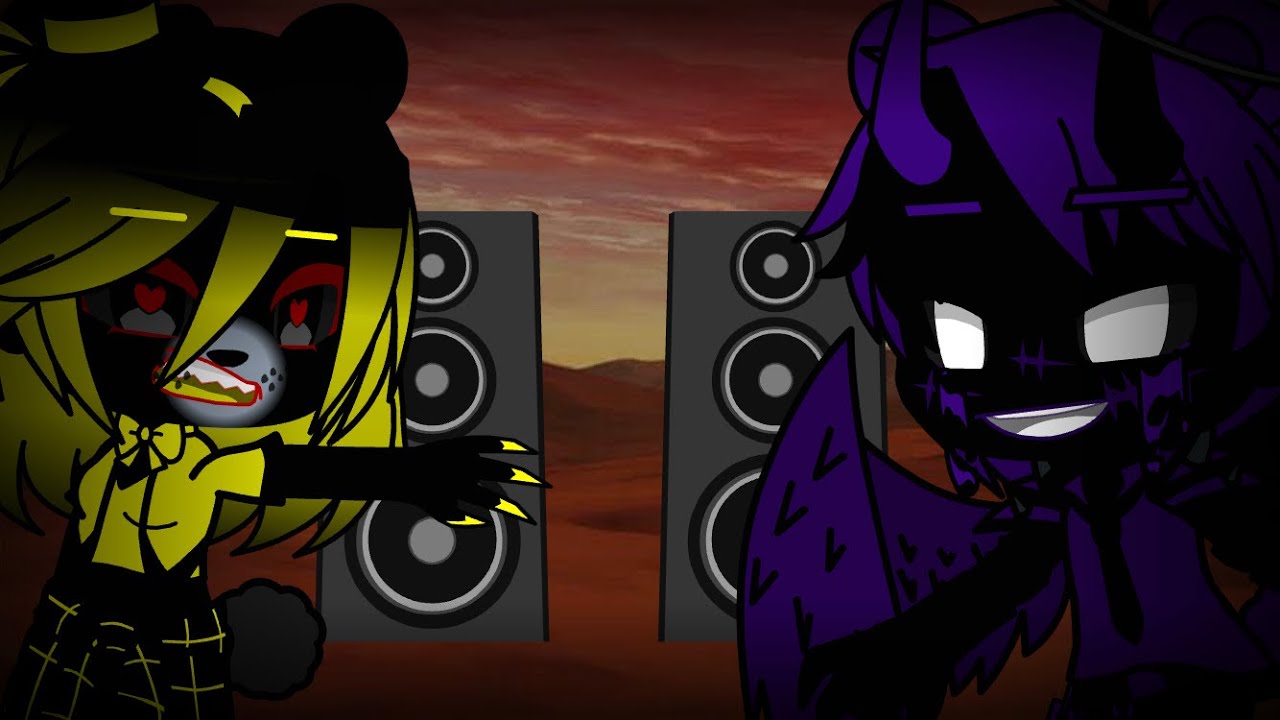 Nightmare vs shadow devil fnf battle 💜gacha club💜 READ DESCRIPTION ...