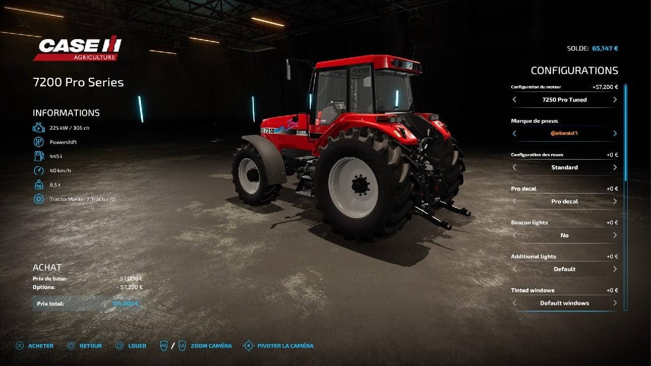 FS 22 : Mod Case IH Magnum 7200 pro series - YouTube