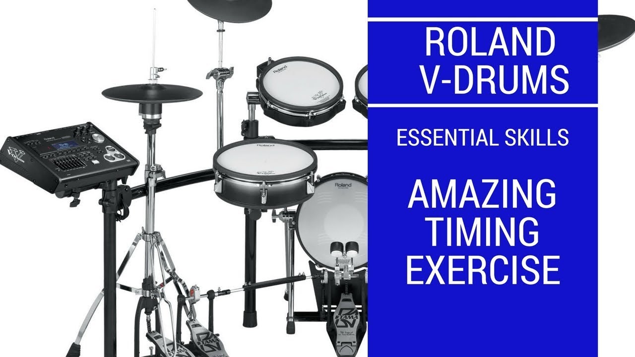 ROLAND V-Drums Drum Timing Exercise - YouTube