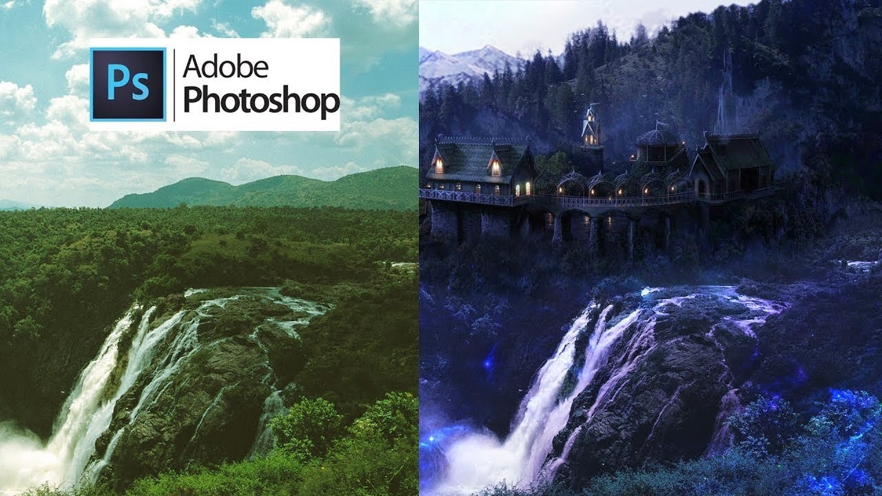 Creative matte painting in Photoshop | Speed Editing - YouTube