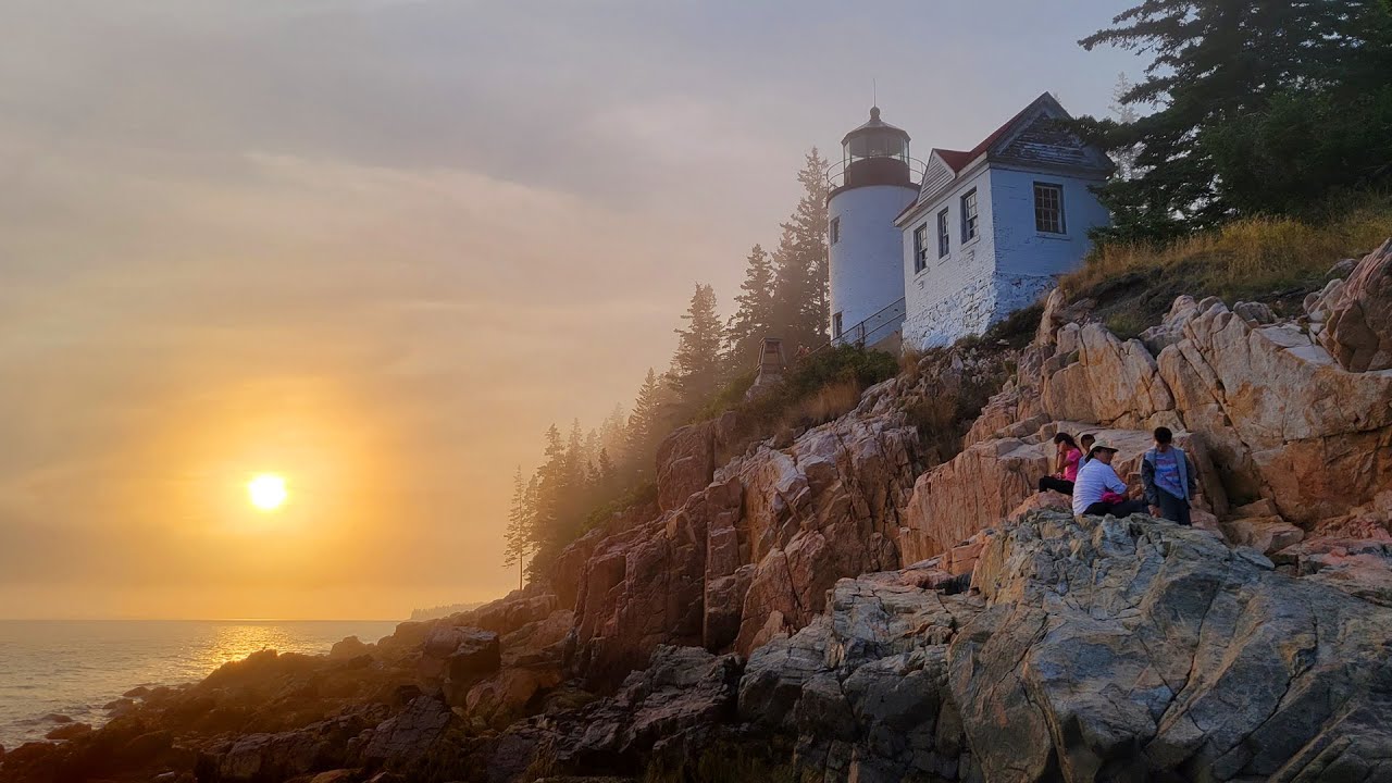 Bass Harbor Head Light Station, Acadia National Park, Maine - YouTube