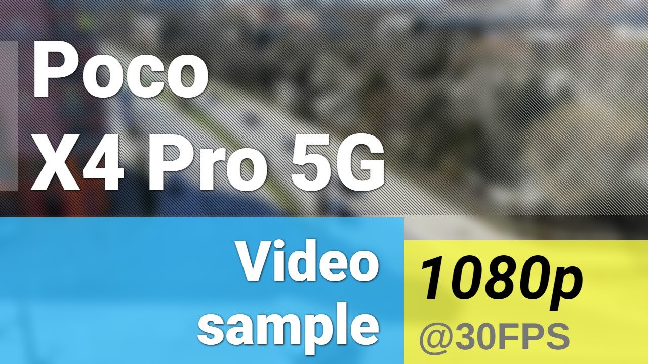 Full HD 1080p 30fps (main camera) - Poco X4 Pro 5G video sample