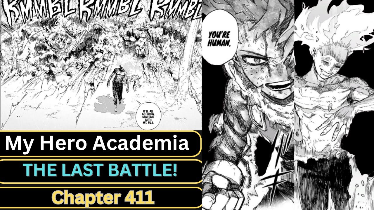 BATTLE FOR JAPAN! MIDORIYA VS SHIGARAKI - My Hero Academia Chapter 411 ...