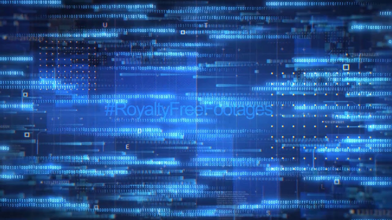 hi technology background video loop | digital background video ...