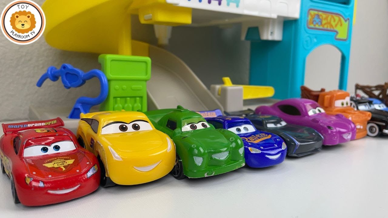 Learn the COLORS with Disney cars toys -Learning videos for toddlers ...