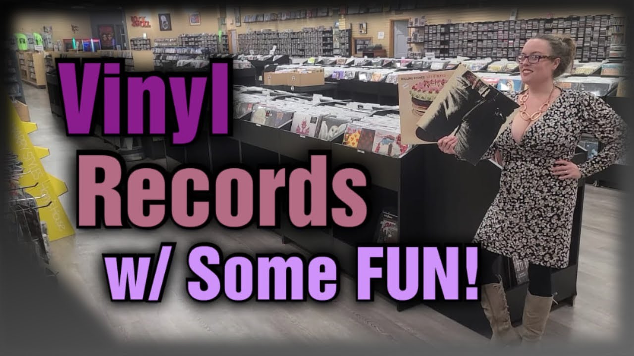 Vinyl Records with some FUN in the Record Store - YouTube