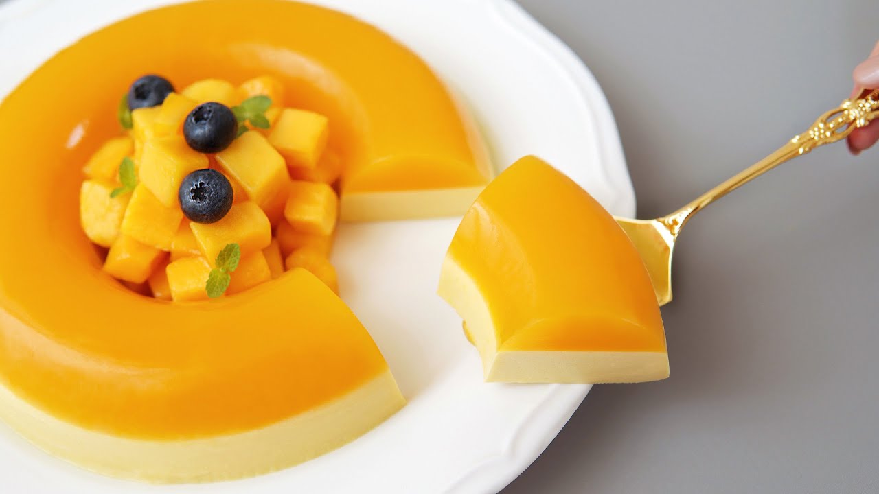 Mango Bavarois Bavarian Cream | crème bavaroise - YouTube