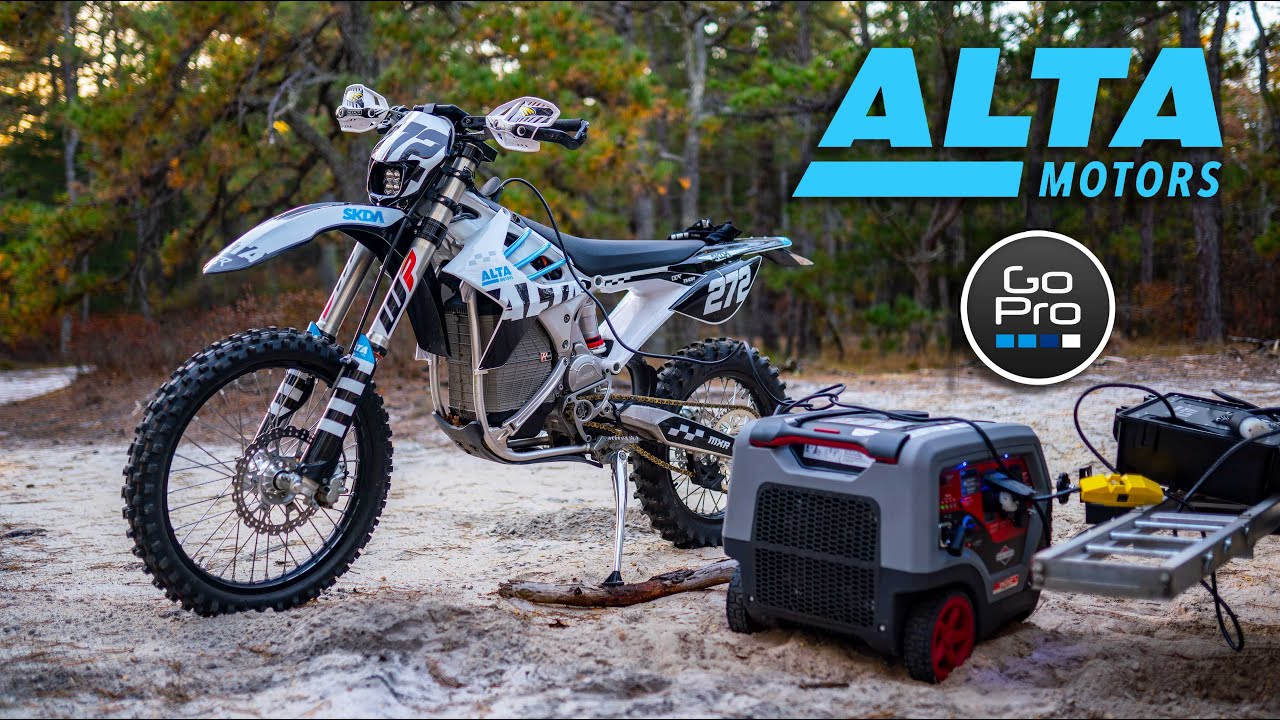 Alta Redshift 2018 MXR POV Woods Riding - 40 KILOWATTS of POWER ...