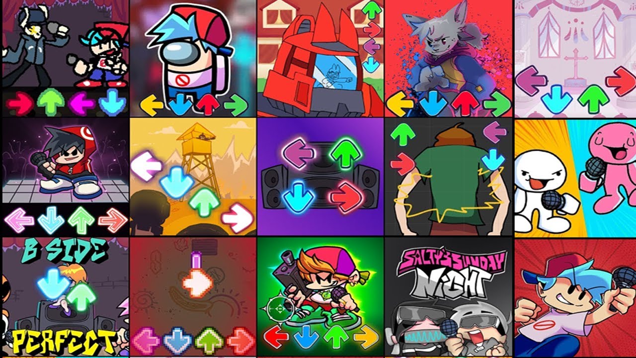 Top 8 New Mods For FNF Mobile | Sunday night music battle Android ...