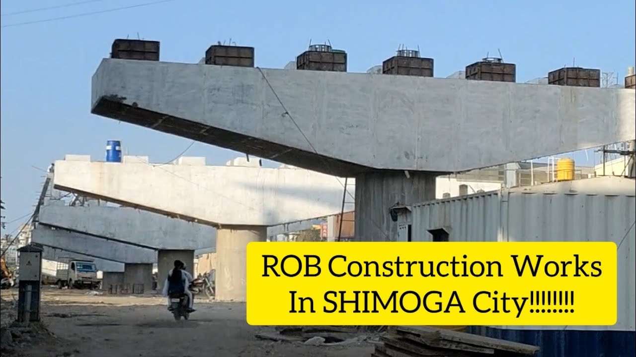 ROB Projects Of Shimoga City |construction 🏗️🚧 Progress | - YouTube