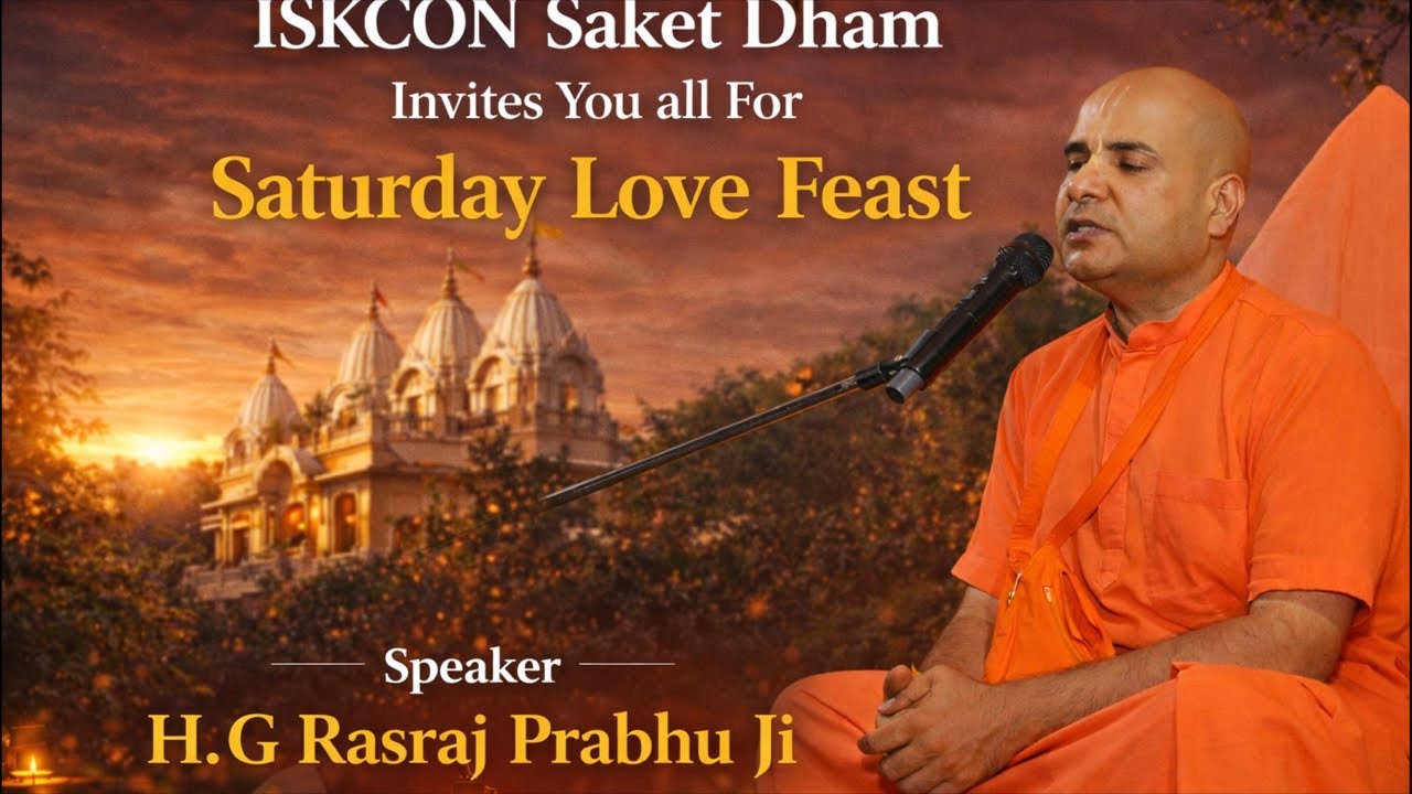 2026 Special | HG Rasraj prji | ISKCON Saket Dham - YouTube