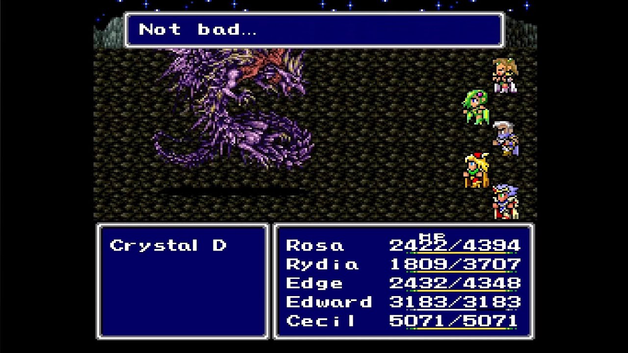 FF4 Ultima - Part 38 - Selene and Crystal Dragon - YouTube