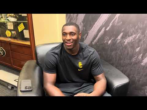 USC CB Christian Roland-Wallace after win at Colorado - YouTube