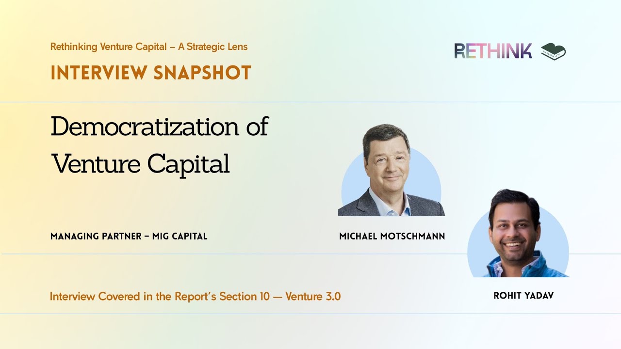 Democratization of Venture – Michael Motschmann - YouTube