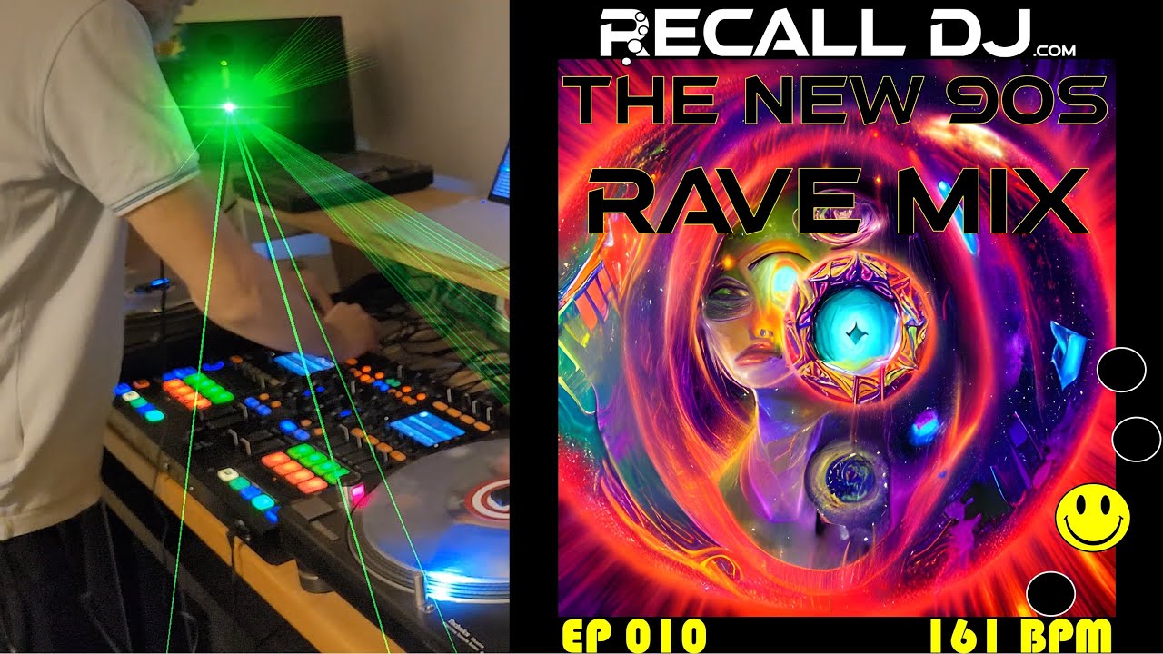The New '90s Rave Mix - 010 (161 bpm) - Mixed by Recall DJ - YouTube