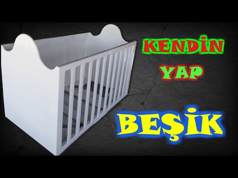 Eski Mdf ve Çıtalardan Beşik Yapımı