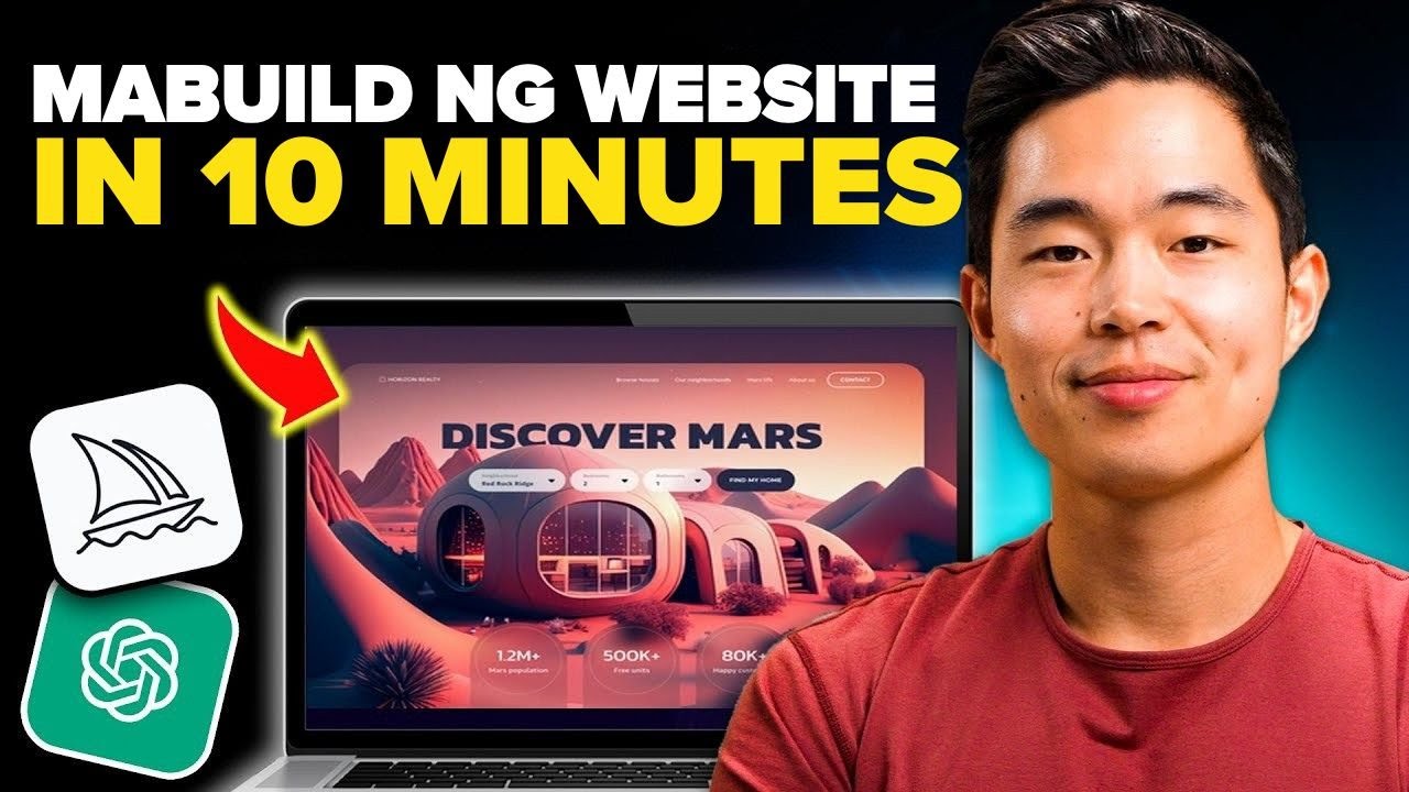 Paano Gumawa ng MABILIS na Website Using AI (Step-by-Step) - YouTube