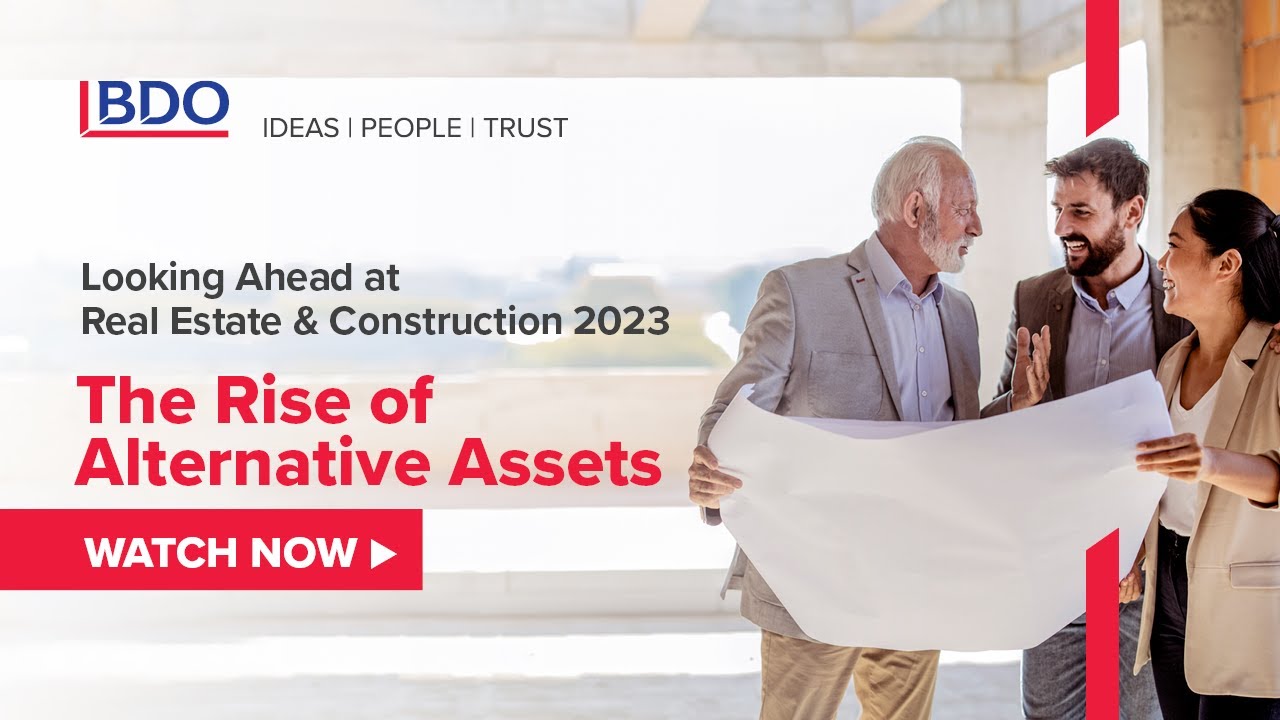 Webinar: Real Estate and Construction - The Rise of Alternative Assets ...