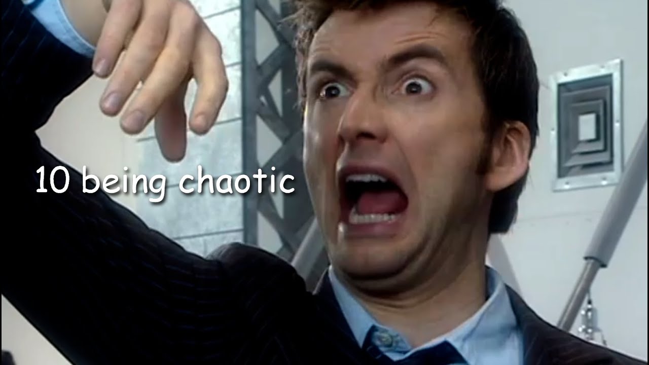 the 10th doctor being chaotic for 10 minutes straight - YouTube
