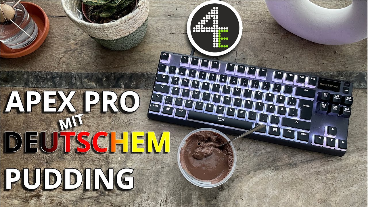 Steelseries Apex Pro TKL Mod mit deutschem Pudding Caps Layout von ...