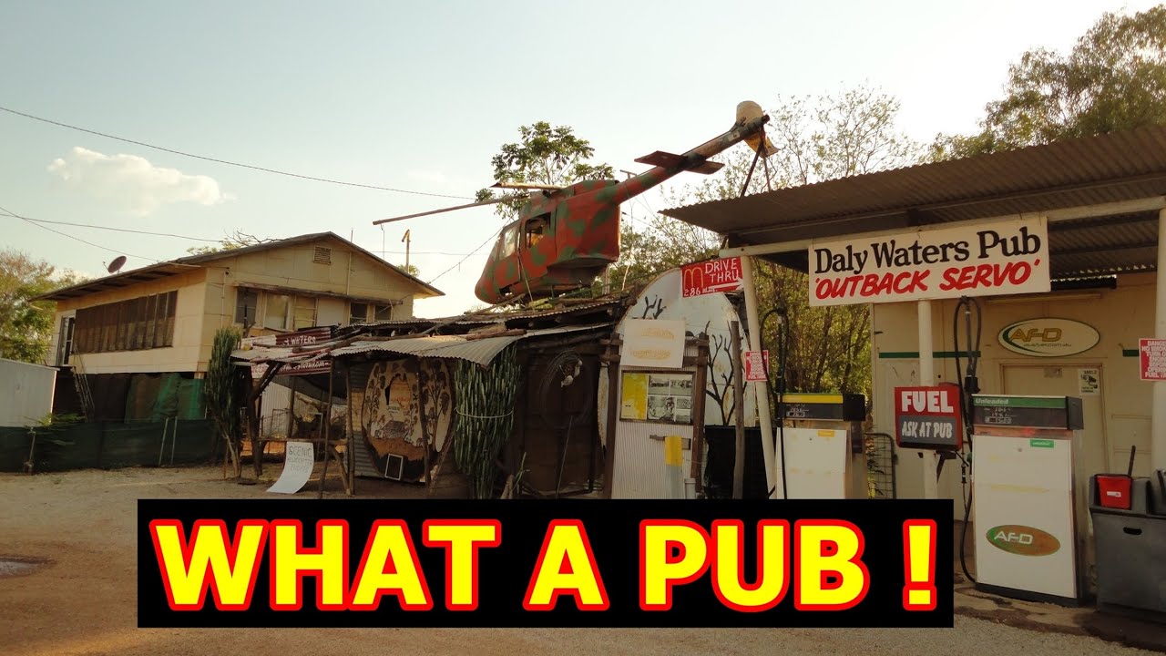 AROUND AUSTRALIA ROAD TRIP :Savannah Way - See the bras in the pub ...