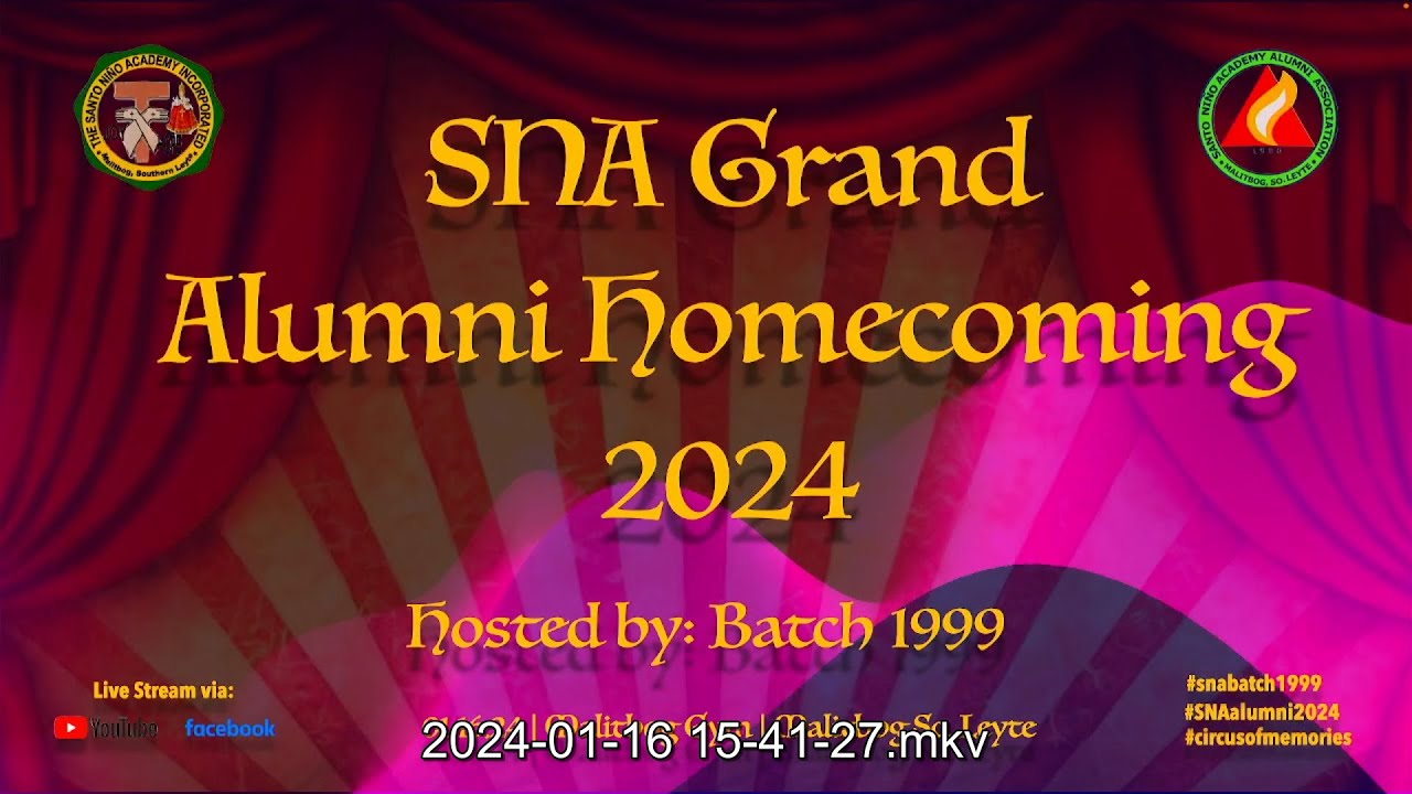 SNA Grand Alumni Homecoming 2024 - YouTube
