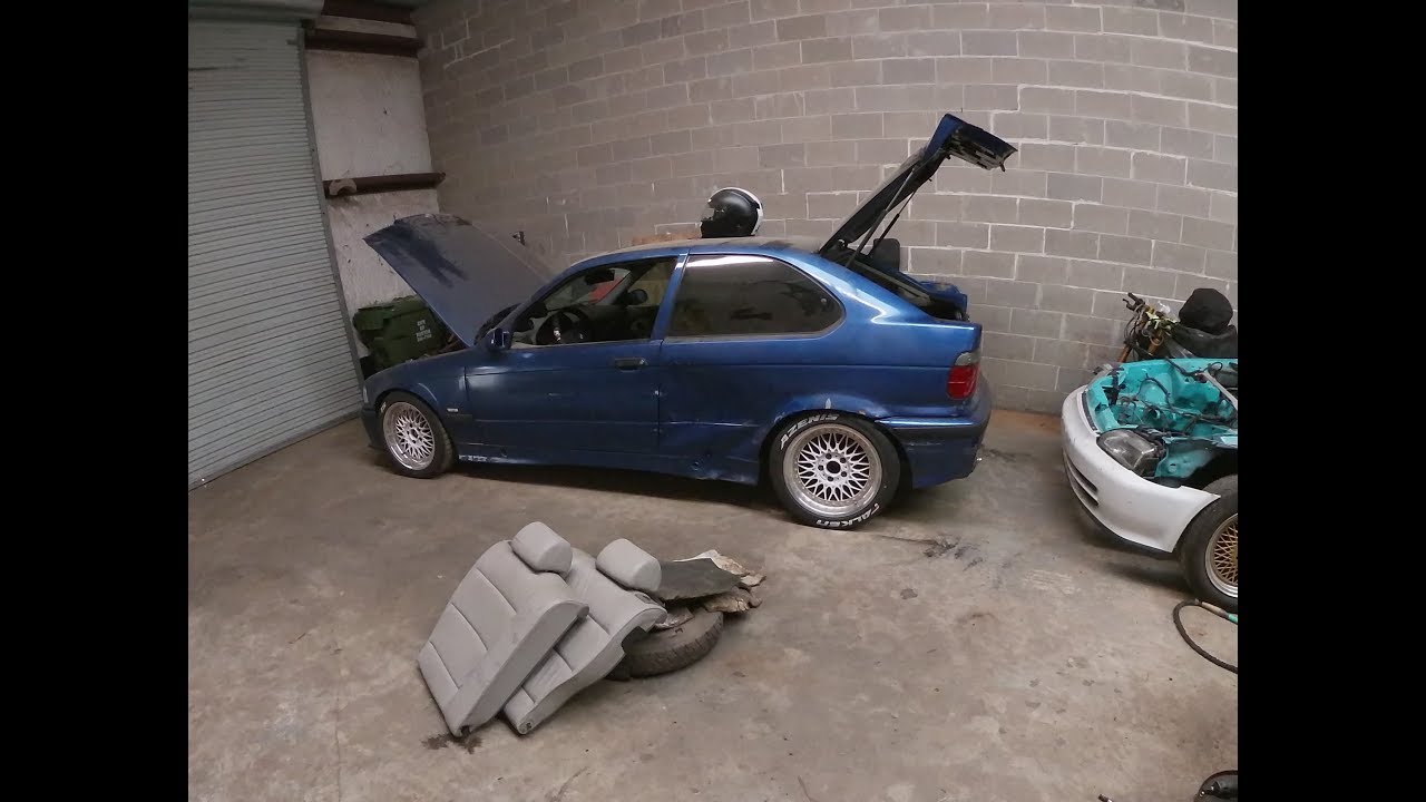 BMW E36 328ti gets final auto cross season prep. Season starts tomorrow ...