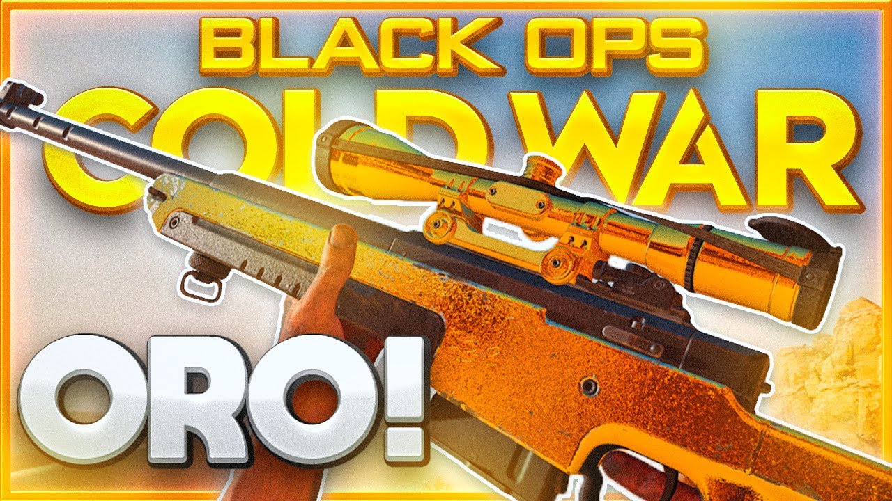MI PRIMERA ARMA DORADA de COLD WAR (SNIPER TUNDRA DE ORO) - YouTube