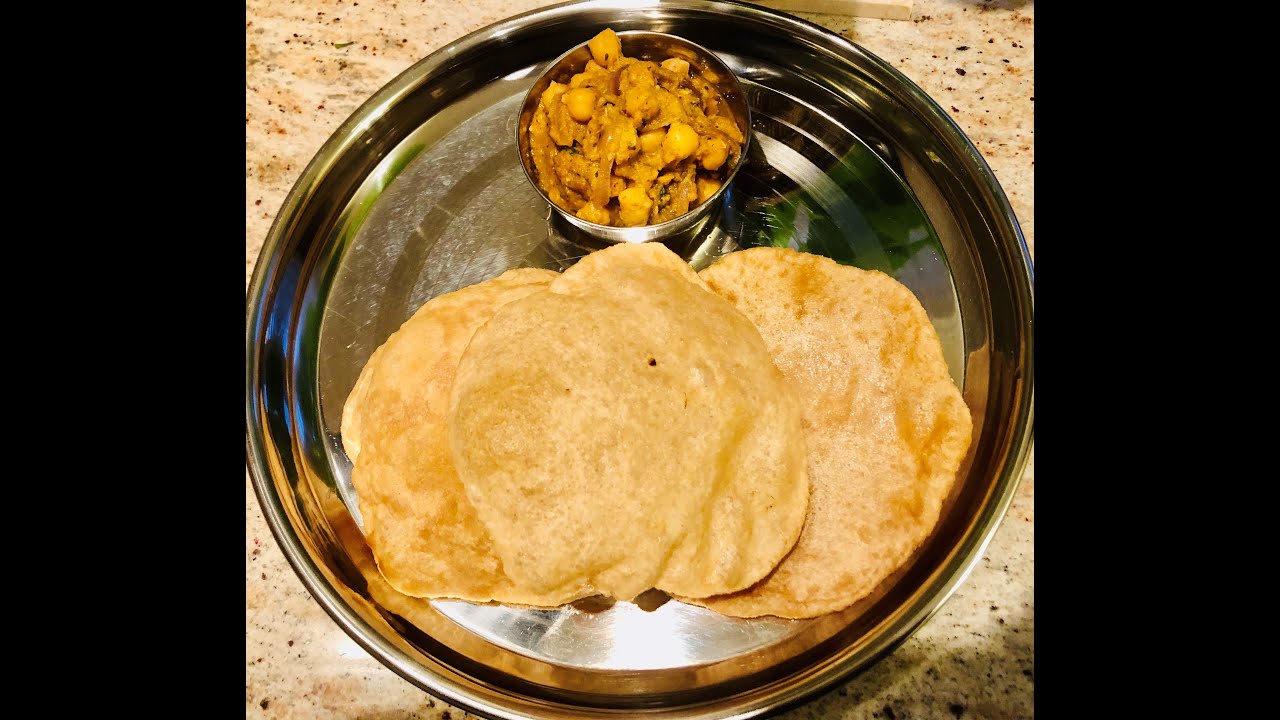 Yummy Channa Masala with Poori - YouTube