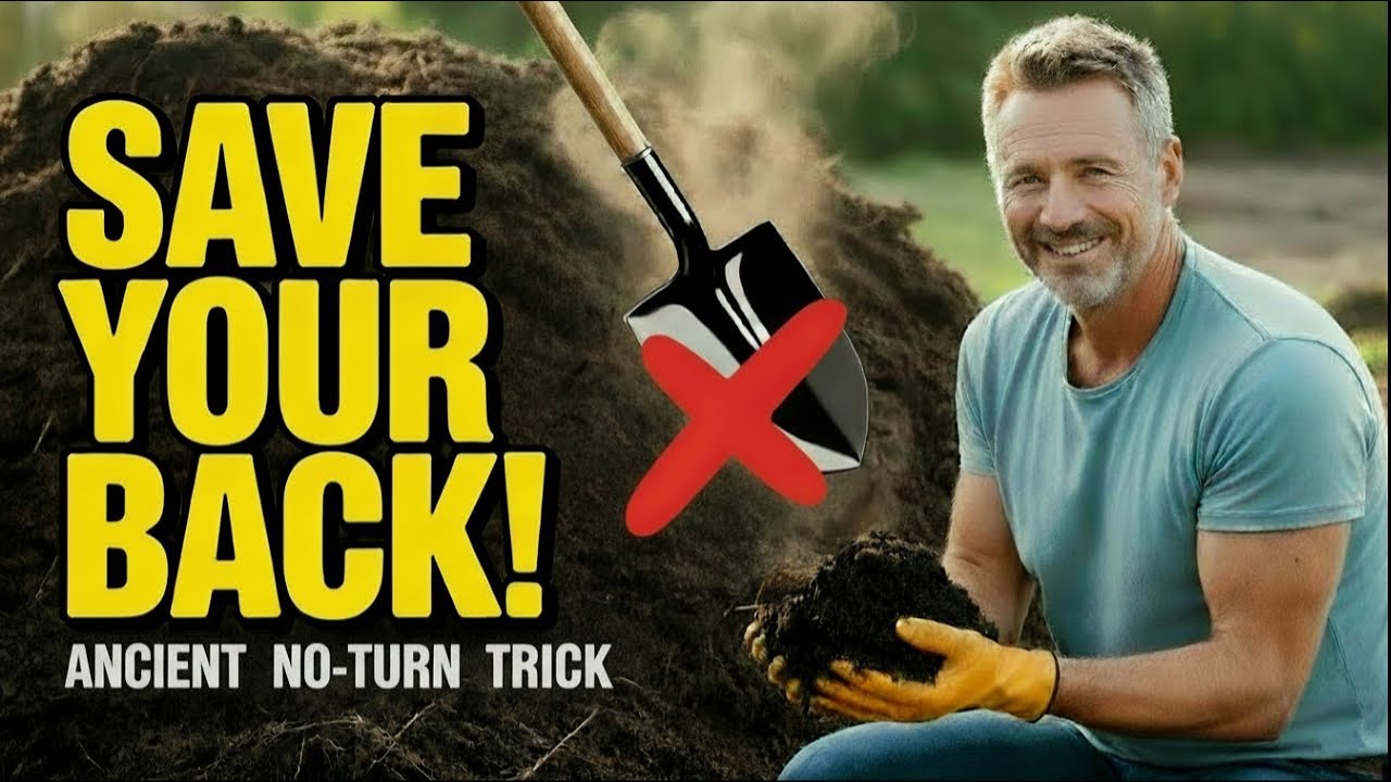 This Ancient No-Turn Compost Trick Will Save Your Back! - YouTube