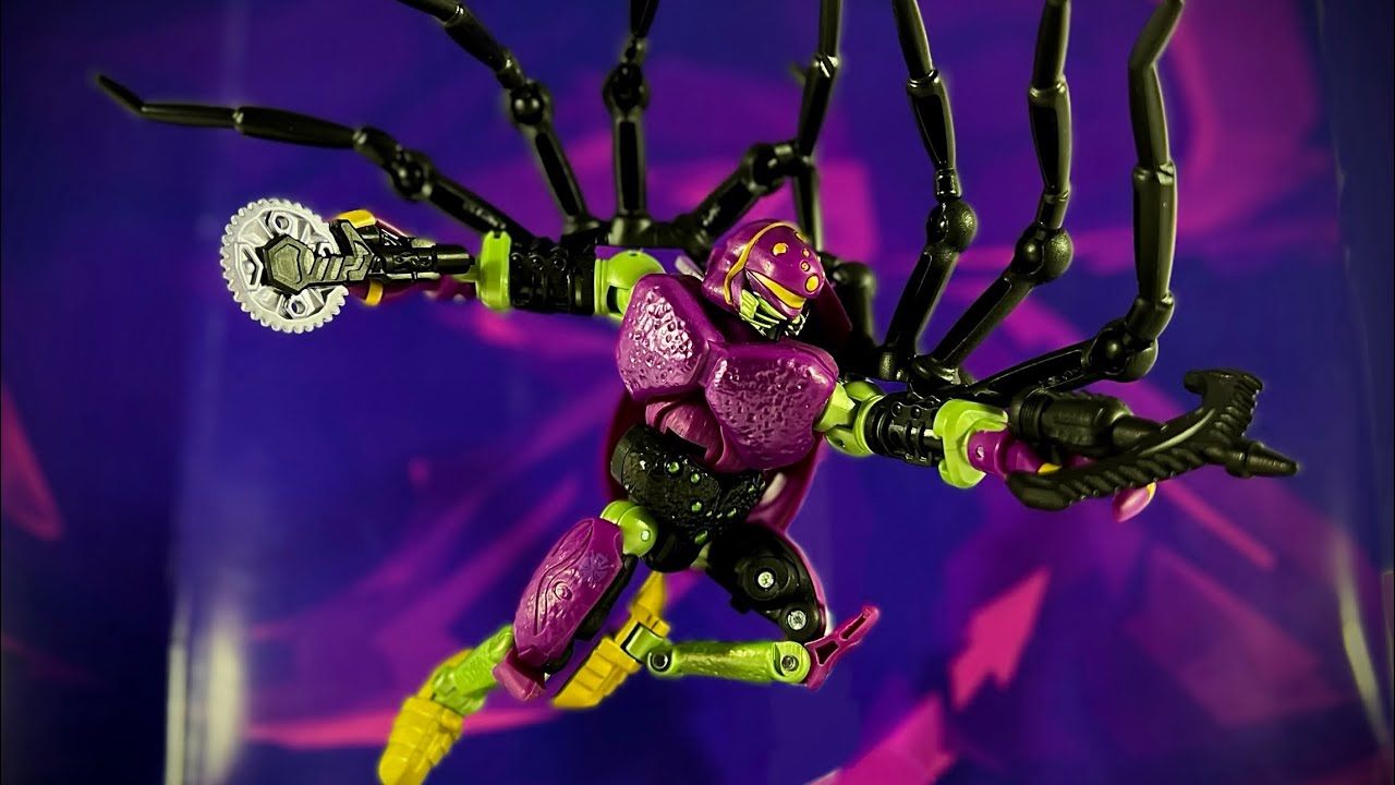 Transformers Legacy Beast Wars Predacon Tarantulas action figure review ...