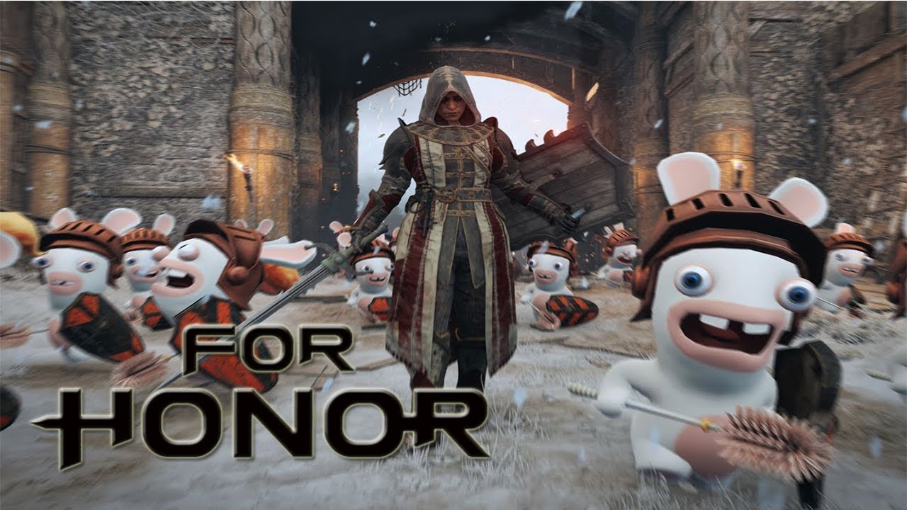 For Honor and Raving Rabbids Funny Moments Montage - YouTube