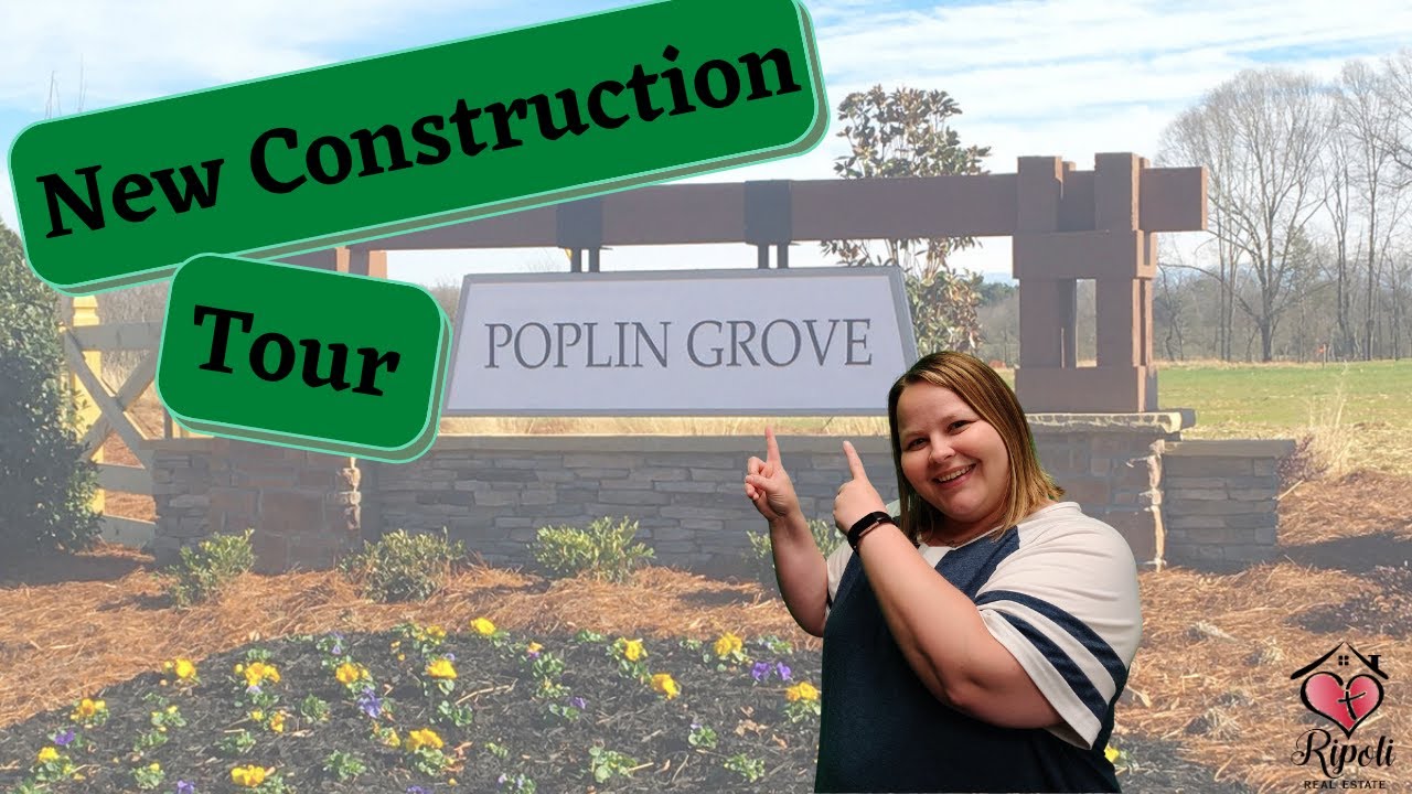 NEW CONSTRUCTION TOUR OF POPLIN GROVE - YouTube