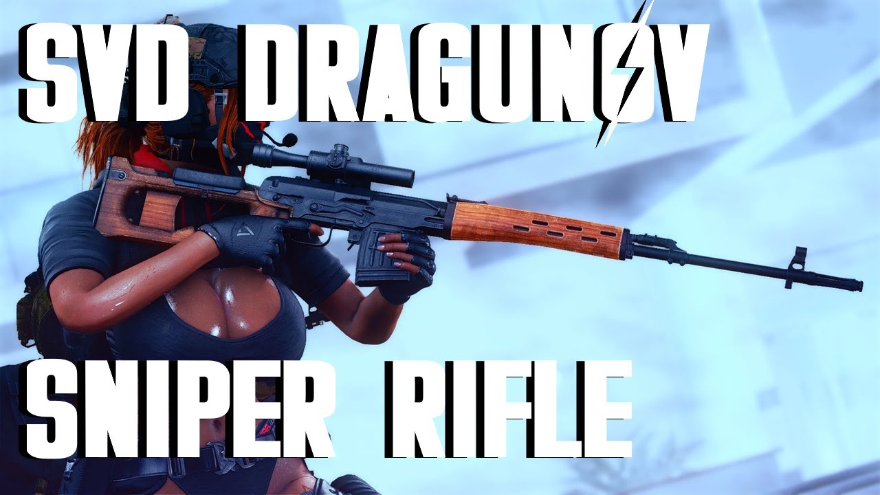 Fallout 4 Mod Review - SVD - Dragunov Sniper Rifle - YouTube