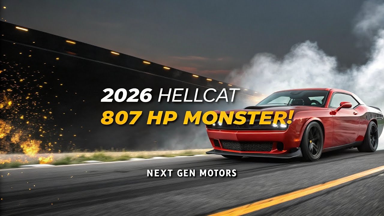 2026 🚨Dodge Challenger SRT Hellcat – 807HP Monster That Breaks The 😱 ...