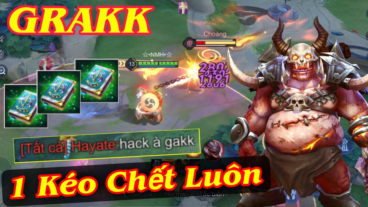GRAKK Full Phép 1 Kéo Chết Luôn Địch Phải Thốt Lên Kinh | Đồ và Ngọc ...
