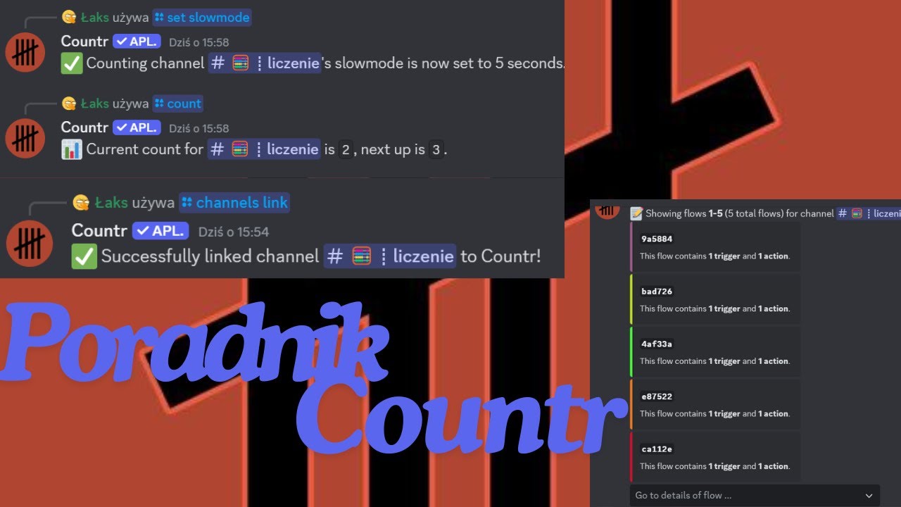 Poradnik Countr | Liczenie , Flows. Discord Poradnik #3 - YouTube