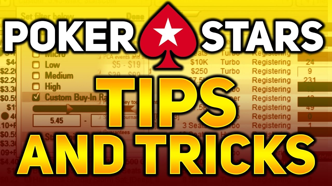 PokerStars Tips and Tricks - YouTube