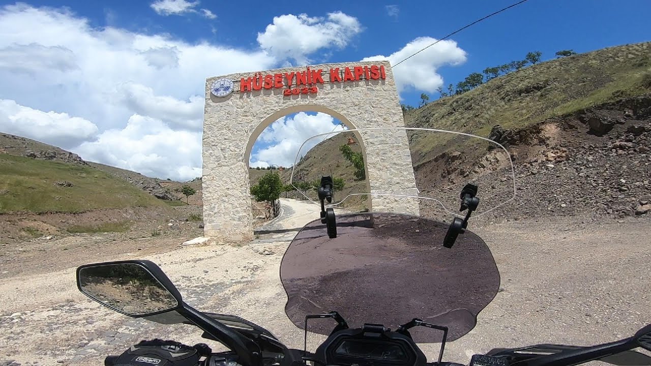 MOTOR İLE GEZİNTİ / TARİHİ HARPUT- HÜSEYNİK YOLU - YouTube