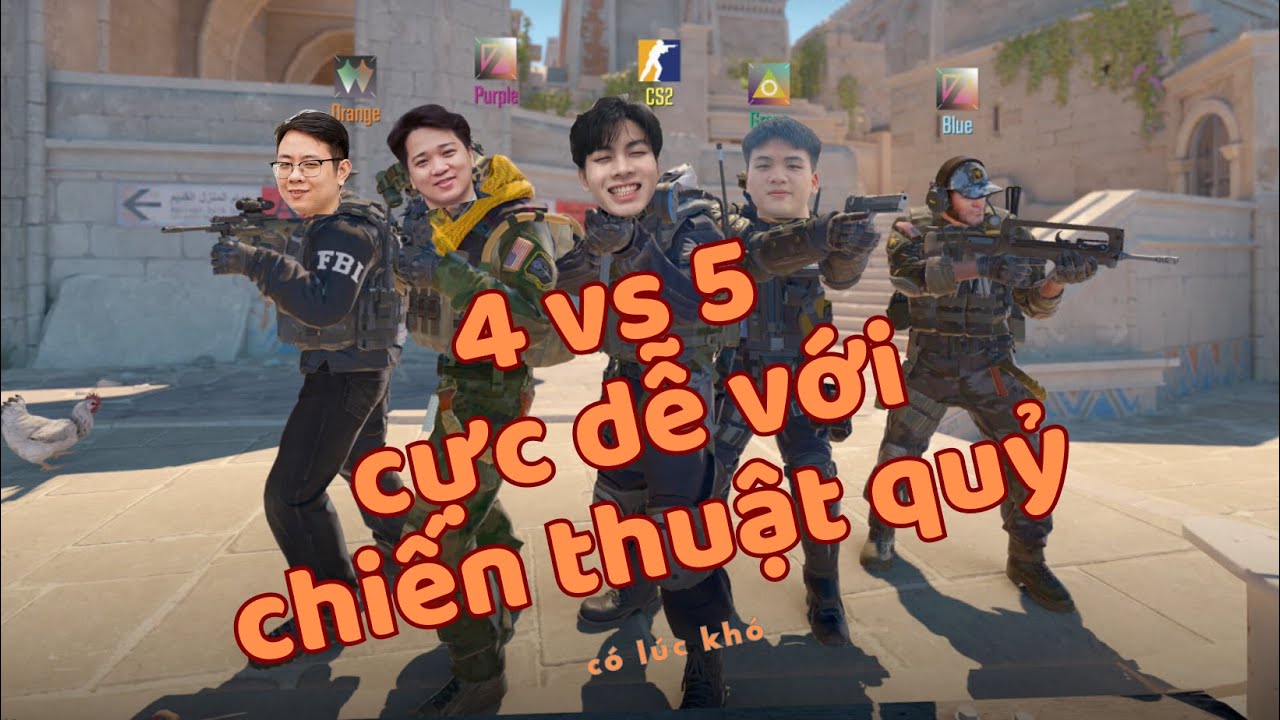 [CS2] 4 VS 5 LẬT KÈO MÃN 2 CON NHÃN, HEADSHOT MACHINE, QUỶ ĐI LẦU, VUA ...