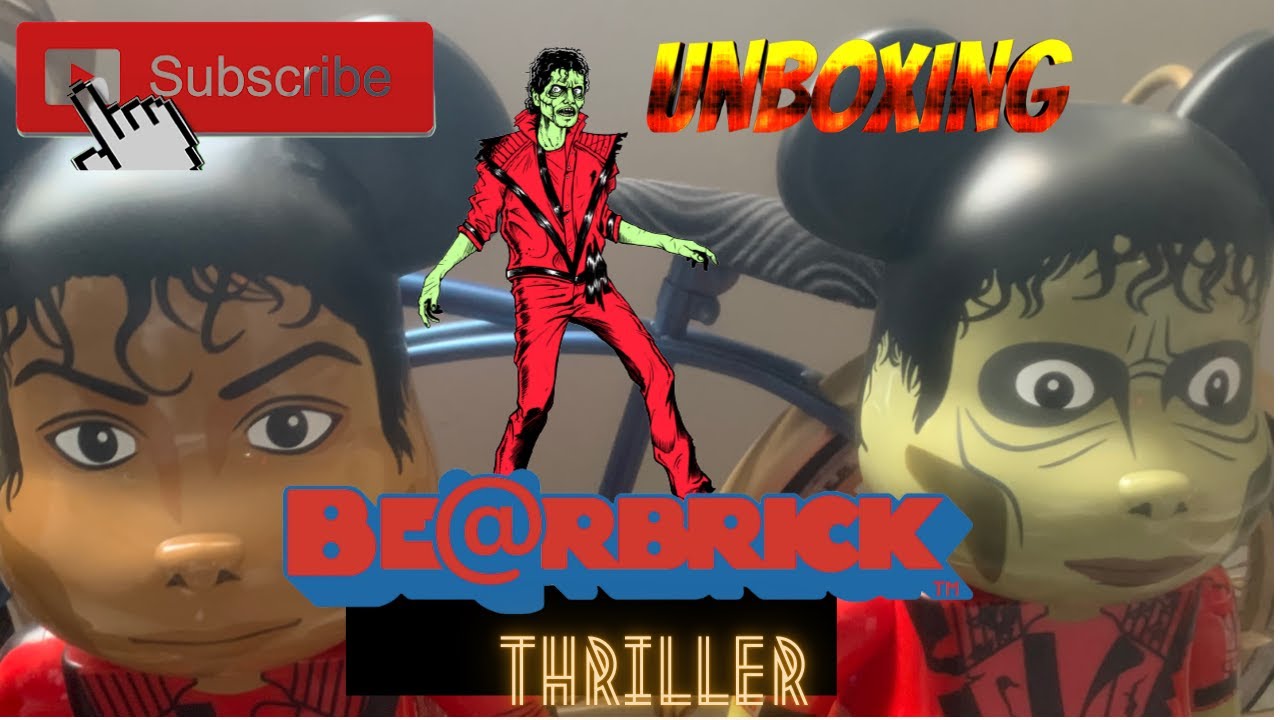 Unboxing thriller zombie bearbrick from medicom - YouTube