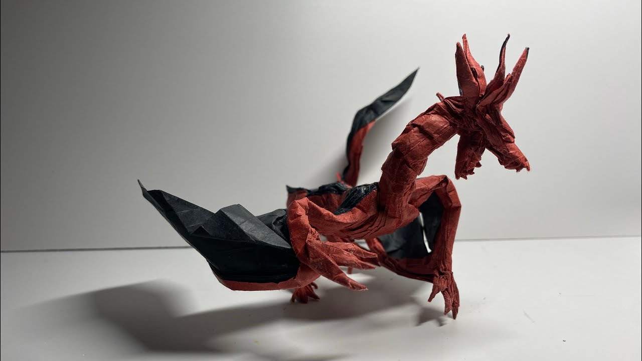 종이접기 와이번 Origami Wyvern by 설화_Seolhwa - YouTube