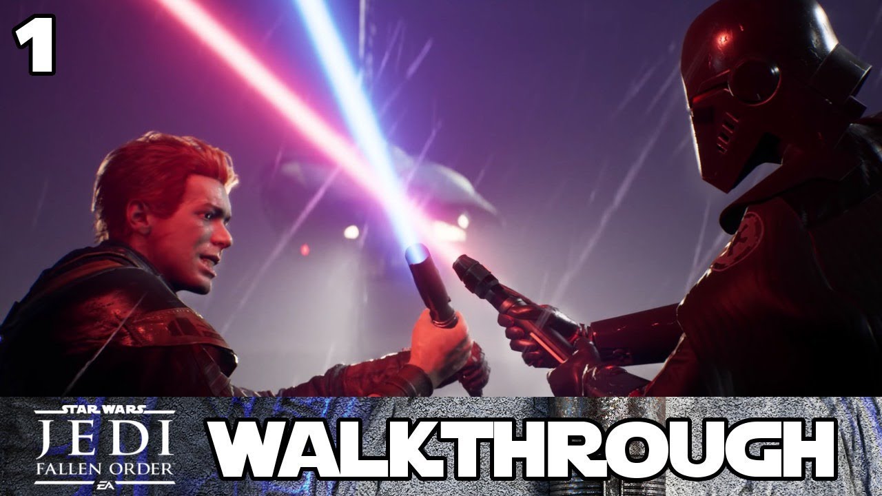 Star Wars Jedi: Fallen Order Walkthrough - Part 1 Bracca - YouTube