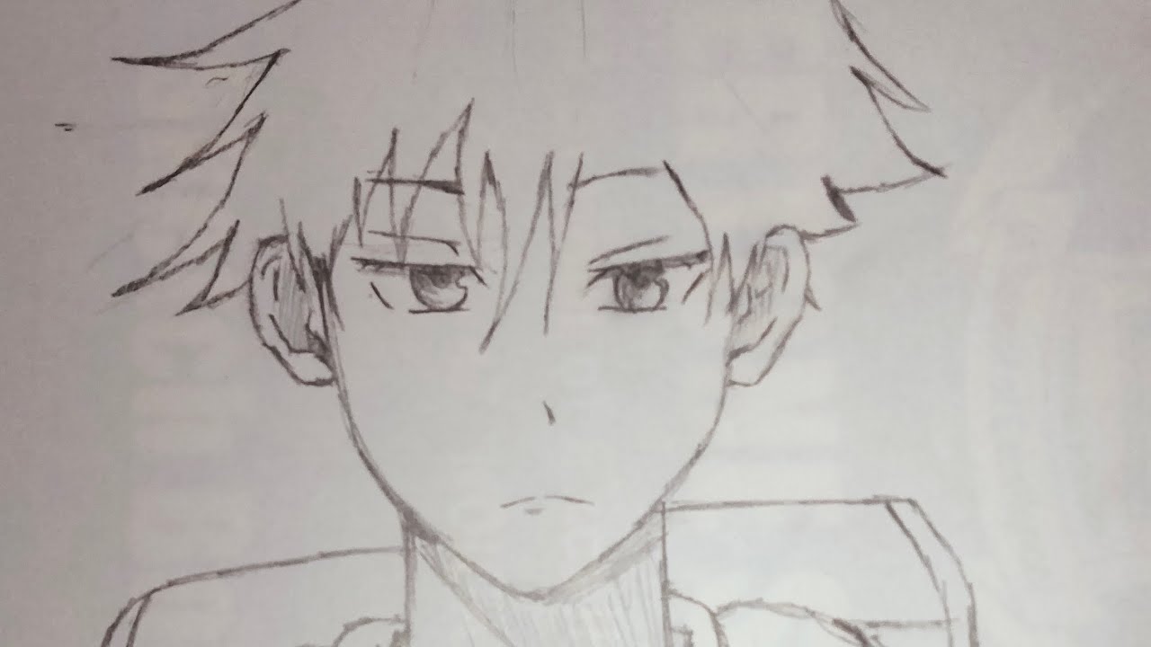 Easy Anime character drawing tutorial - YouTube