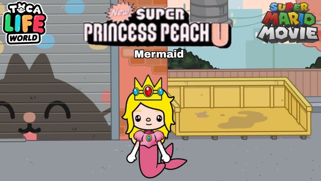 Princess Peach Mermaid In Toca life word | Toca Boca | Toca Wednesday ...
