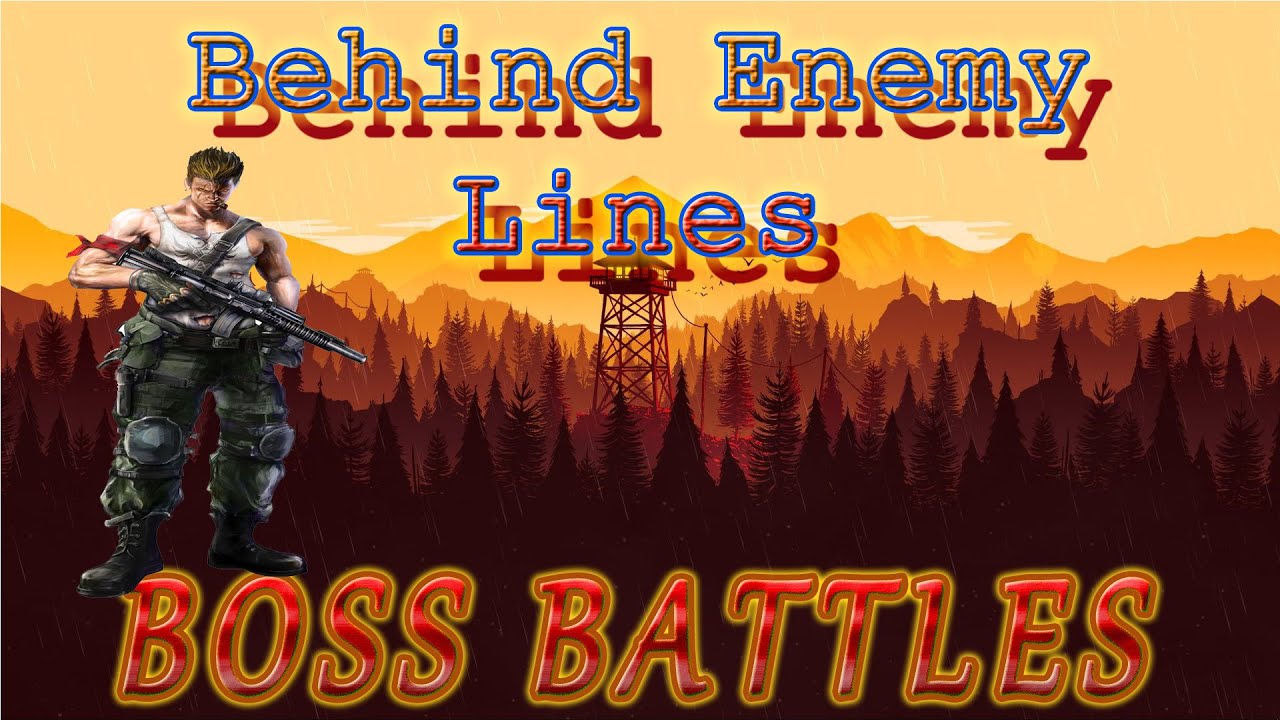 Behind Enemy Lines (Super Contra) - Boss Battles - YouTube
