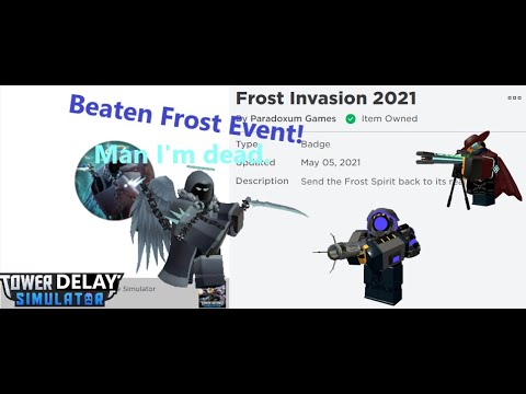 TDS | Frost Invasion Event Beaten | October 2021 - YouTube
