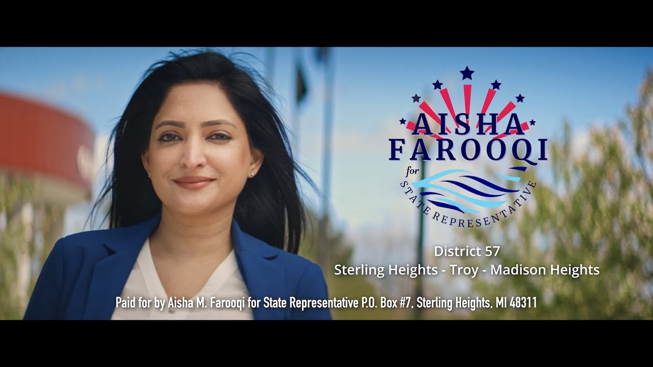 Aisha Farooqi for State Representative - Michigan House District 57 ...
