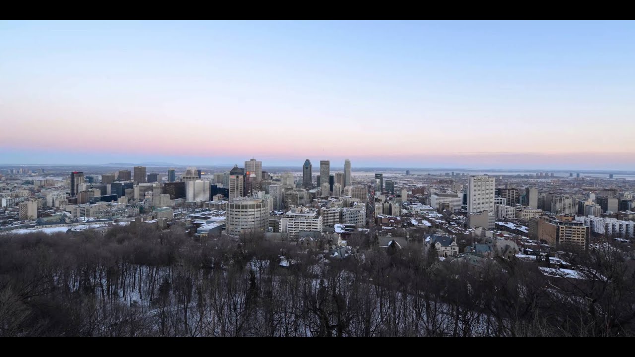 Montreal - Mount-Royal sunset timelapse (UHD 4K) - YouTube